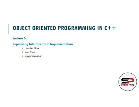 Lecture 0 Object Oriented Programmingpdf