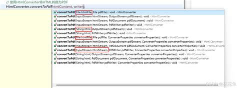 itext7 html2pdf 将html文本转为pdf itextpdf html转pdf csdn博客
