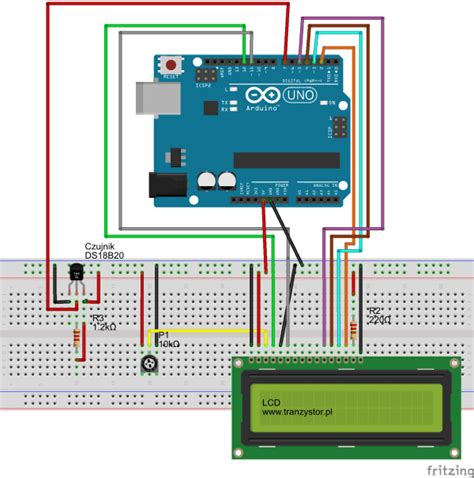 Arduino Termometr Z Wyświetlaniem Wartości Na Lcd Tranzystor Pl