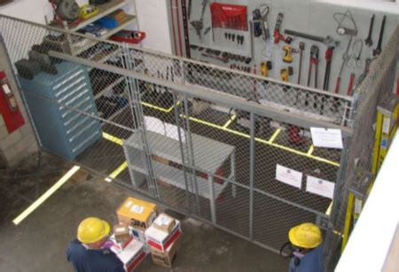 Tool Cribs Equipment Cages Wire Tool Storage Cages