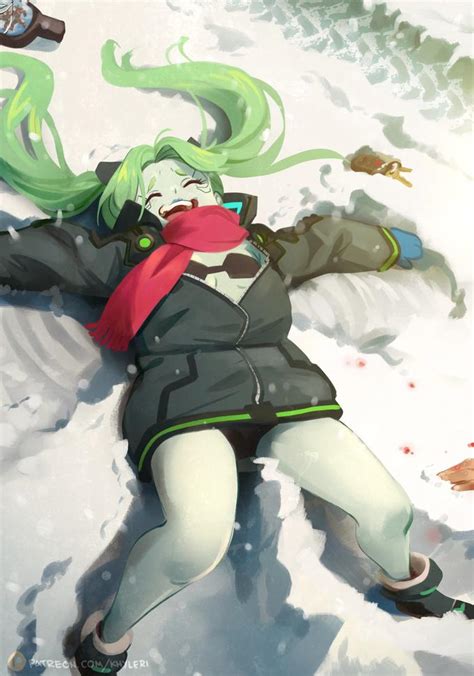 Snow Angel Rebecca Rebecca Edgerunners Character Know Your Meme