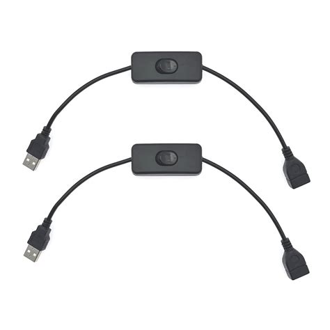 Jzk Usb Switch Cable 30cm On Off Toggle Extension Cable With Switch