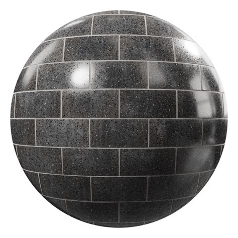 Polished Concrete Block Texture Galaxy Black Poliigon
