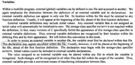 C Variable Declaration Anywhere In The File Stack Overflow