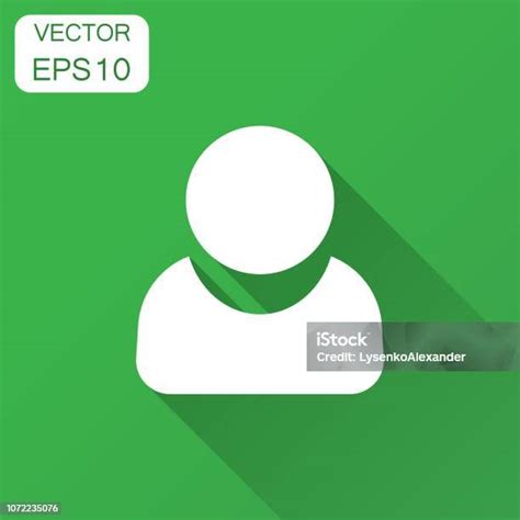 평면 스타일에 사람들 통신 아이콘입니다 사람들이 긴 그림자 그림 벡터 제휴 비즈니스 개념입니다 경영자에 대한 스톡 벡터 아트 및