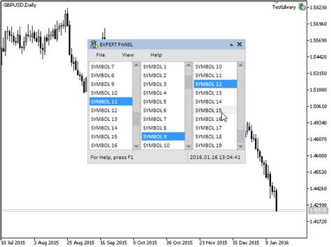 Graphical Interfaces V The List View Element Chapter 2 Mql5 Articles