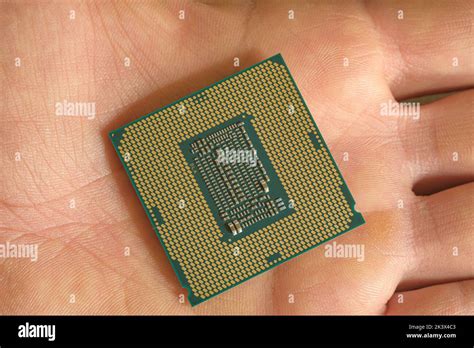 Man Hold An Hi Tech Desktop Pc Cpu Part Computer Components Chip Shortage Stock Photo Alamy