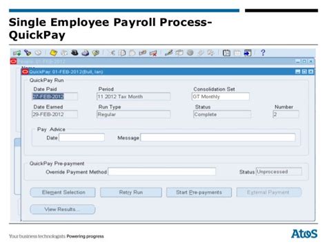 Payroll Process Oracle Hrms