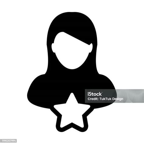 별 빛 그림 그림에서 평가스타 여성 사용자 프로필 아바타 기호와 순위 아이콘 벡터 고객에 대한 스톡 벡터 아트 및 기타 이미지 고객 아이콘 정직 Istock