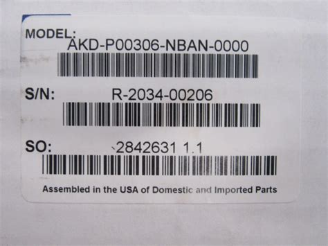 New Kollmorgen Akd P00306 Nban 0000 Servo Drive Akdp00306nban0000 Sb
