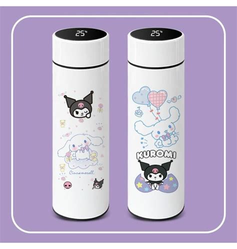 쿠로미 물통 보냉병 스텐 초등학생 산리오 보온병 시나모 시나모롤 컵 스마트 디스플레이 온도 텀블러 여성 티누물컵 보온주전자 티몬