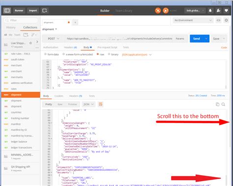 Size Of The Response Pane In Postman Rest Client Ui Stack Overflow