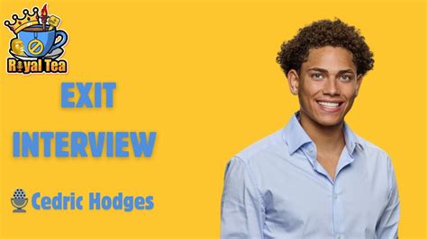 Bb26 Cedric Hodges Exit Interview Bb26 Youtube