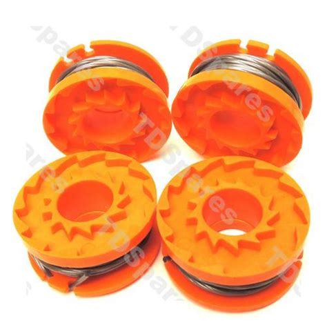 Gardenline Cgt18kl2 Grass Trimmer Spool And Line Pack Of 4 To Fit 18v