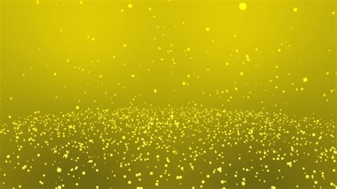 premium photo yellow circle particles bounce on the floor abstract falling bright yellow
