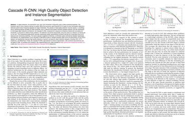 Cascade R CNN High Quality Object Detection And Instance Segmentation