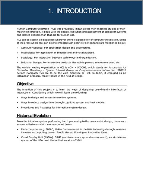 SOLUTION Introduction To Hci Notes Studypool
