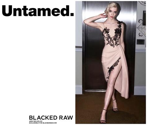 Anya Taylor Joy For Blacked Raw Scrolller