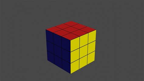 3d Model Rubiks Cube Toy Model Vr Ar Low Poly Cgtrader