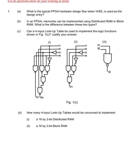 Solved For All Questions Show All Your Working In Detail 1