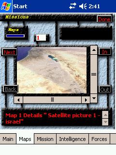 Screen Shots Of Several Displays Available In The Command And Control