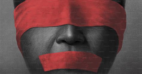 표현의 자유 표현의 자유 검열 초현실적 인 그림 초상화 그림 정치 예술의 개념 사진 Unsplash의 노예 제도 이미지