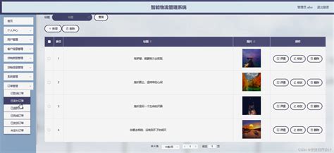 智能物流管理系统开题源码人工智能物流系统管理代码意思 Csdn博客