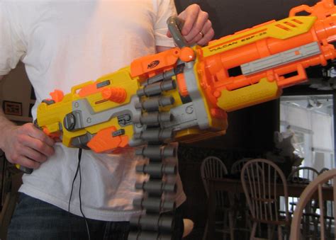 Nerf Vulcan Ac Power Mod 4 Steps Instructables