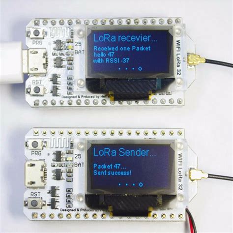 Taidacent 096 Inch Oled Display Things Network Node Wifi Iot Lorawan