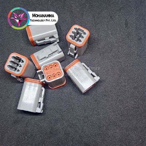Dt S Pole Female Deutsch Connector Deutsch Grey Colour Mohanamma Technology Private Limited