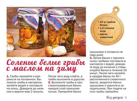 Соленые белые грибы с маслом на зиму в 2024 г Консервированные овощи Рецепты еды Шаблоны