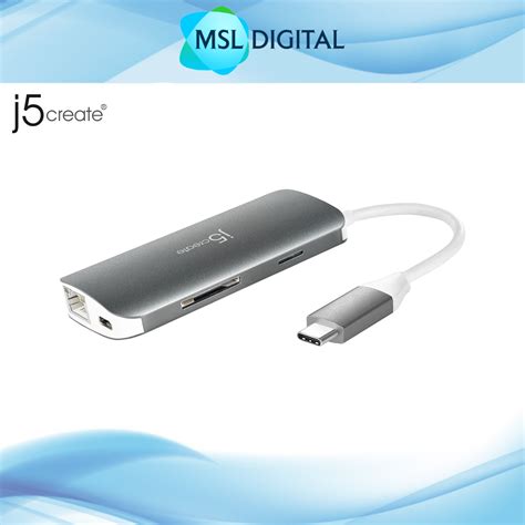 J5create JCD383 USB C Multi Adapter 9 Functions In 1 MSL Digital Online Store