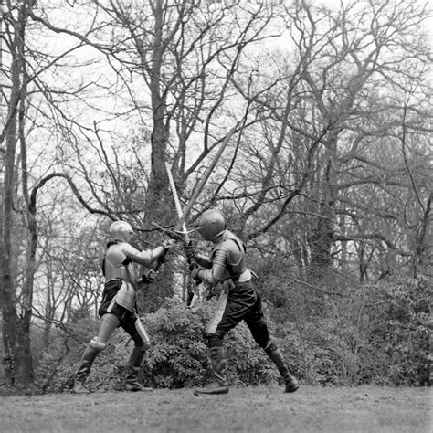 File1948 03 Adrian Conan Doyle And Douglas Ash Fighting In Armour 08 The Arthur Conan