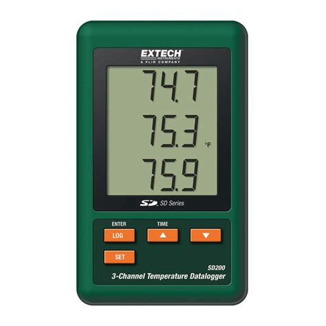 EXTECH INSTRUMENTS SD200 USER MANUAL Pdf Download ManualsLib