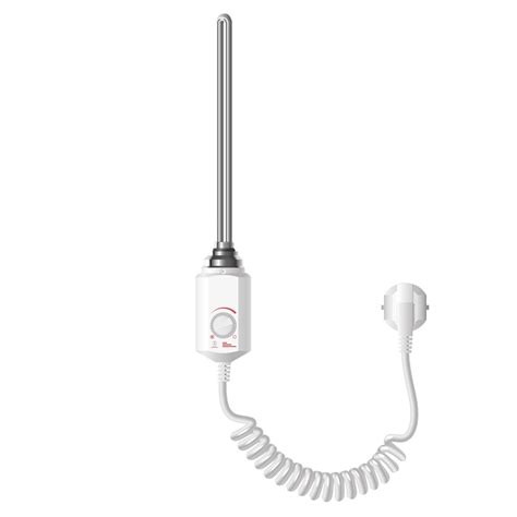 Elemento Calefactor 300w Blanco Con Termostato Para Radiadores De Baño Leroy Merlin