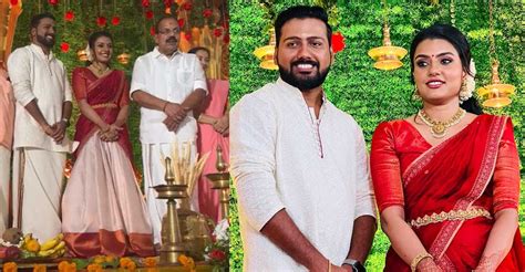 ‘meppadiyan Director Vishnu Mohan Gets Engaged To Bjp Leader A N Radhakrishnans Daughter