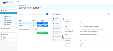 Monitoring Server Resource Utilization Statistics GNS