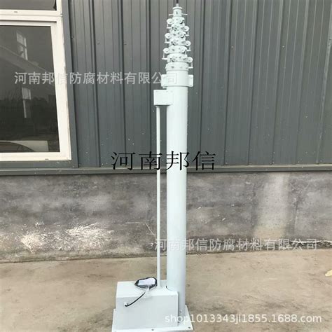 河南邦信手动手摇伸缩式桅杆 便携可移动升降杆 自动升降塔桅杆 阿里巴巴