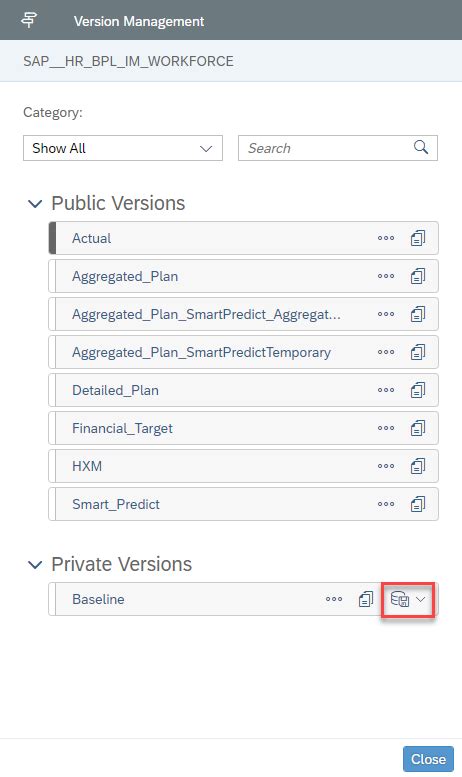 Xpanda Hxm Workforce Planning Add A New Version Sap Tutorials