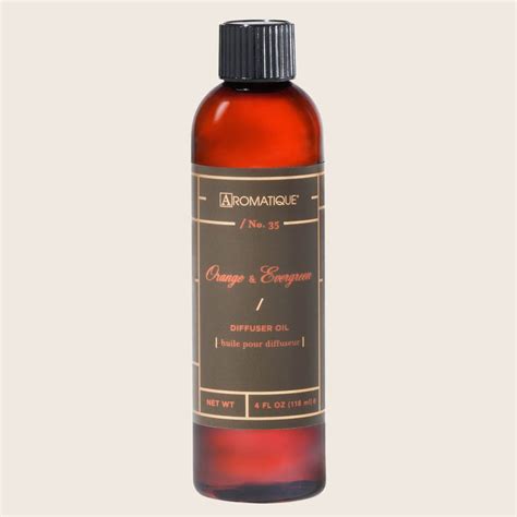 Aromatique Reed Diffuser Refill 4 Oz Orange And Evergreen