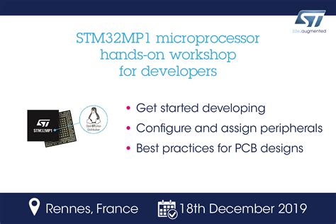 Stm32 Stm32mp1 Microprocessor Workshop Join Our Experts