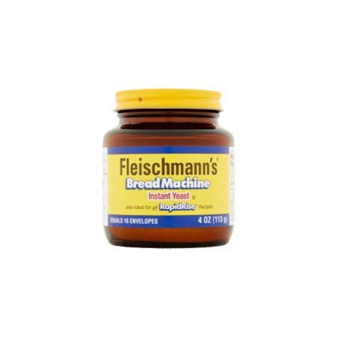 Fleischmanns Classic Bread Machine Yeast Pack Of 12 12 Pack Kroger