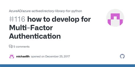 How To Develop For Multi Factor Authentication · Issue 116 · Azuread