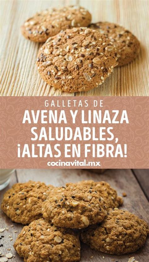 Galletas De Avena Y Linaza Saludables ¡altas En Fibra Artofit