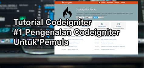 tutorial codeigniter 4 membuat web portofolio lengkap bag 1