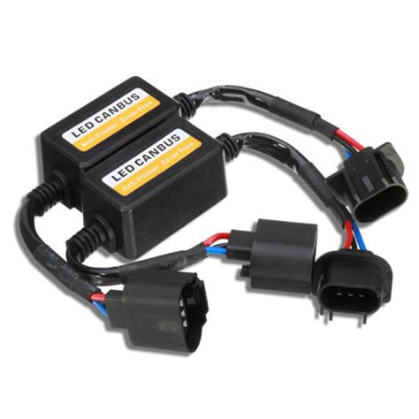H13 9008 Led Headlight Canbus Decoder Anti Flicker Resistor For Dodge 10v 15v