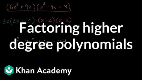 Factoring Rd Degree Polynomials Worksheet FactorWorksheets Com