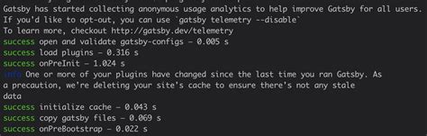 gatsby collects personal usage data by default · issue 12922 · gatsbyjs gatsby · github