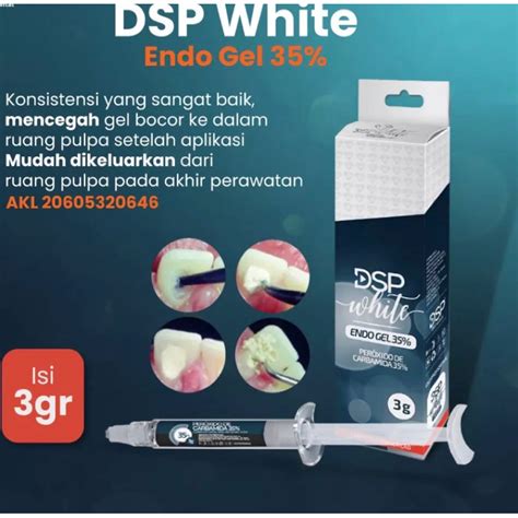 Jual Denta DSP White Endo Gel Whitening Bleaching Endo INTRA CORONAL GIGI NON VITAL Shopee