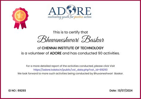 Bhuvaneshwari Baskar On Linkedin Volunteering Adore Personalgrowth